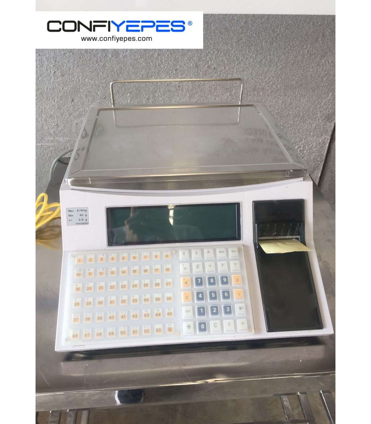 PESO TICKET BIZERBA SCII 100